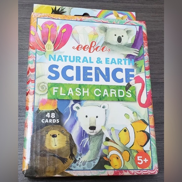 Eeboo | Toys | Eeboo Natural Science Flash Cards Educational New | Poshmark